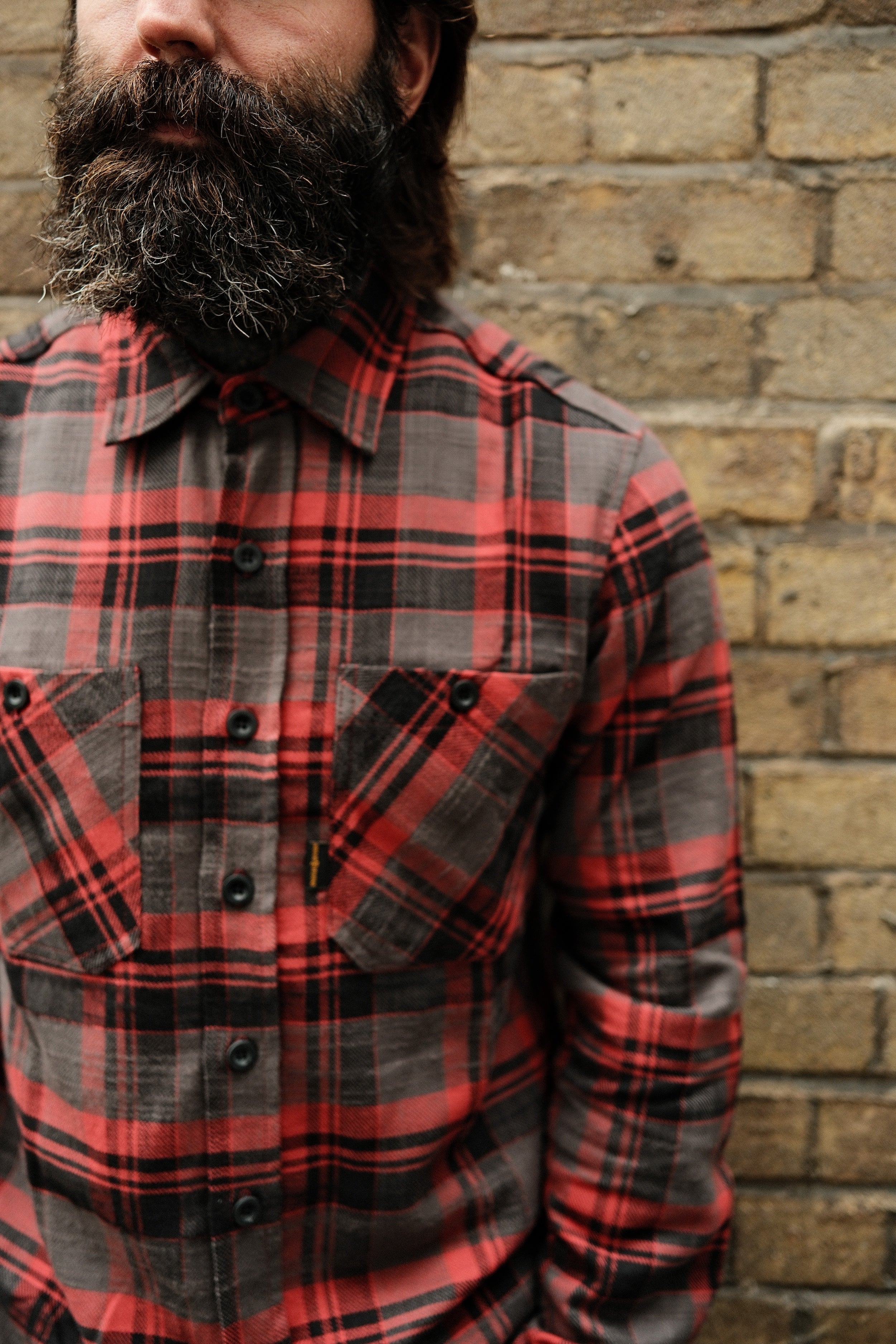 Bronson Shirt- Red Flannel Check – Indigo and Goods