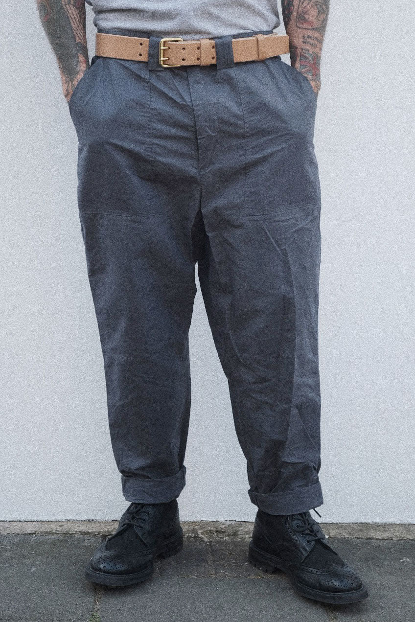 Loose Fatigue - Slate Grey Weathered Cotton – Indigo and Goods